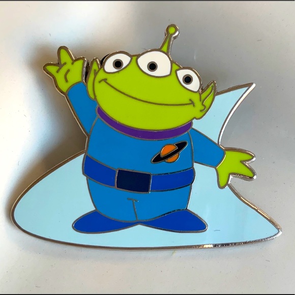 Disney | Jewelry | Disney Toy Story Green Alien Pin Limited | Poshmark